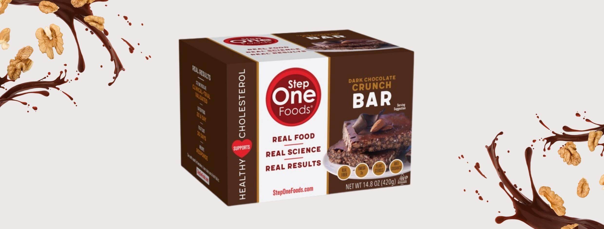 Dark Chocolate Crunch Bar Update | Step One Foods