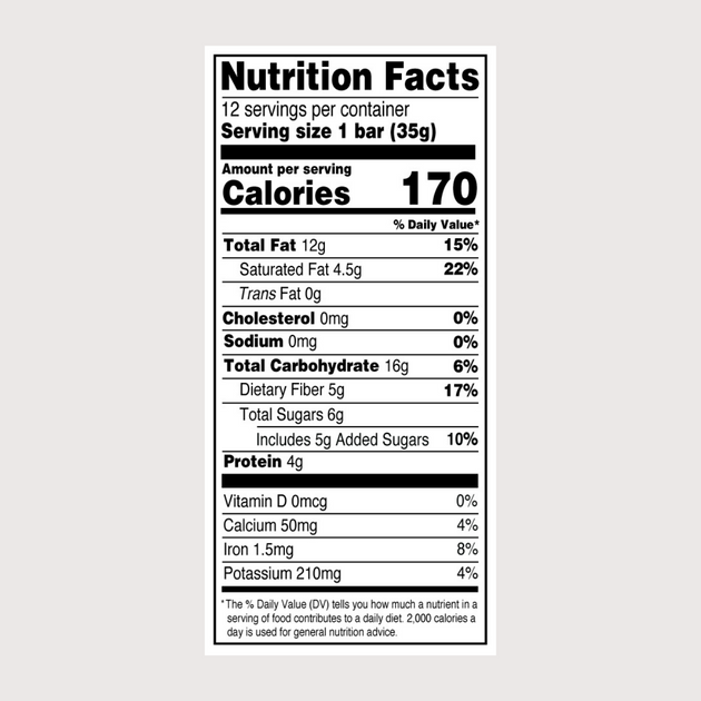 Cholesterol Lowering Bar, Dark Chocolate Crunch | Step One Foods